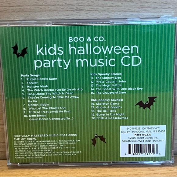 Target | Media | Monster Mash Halloween Party Cd Fun Songs Plus Ghost ...